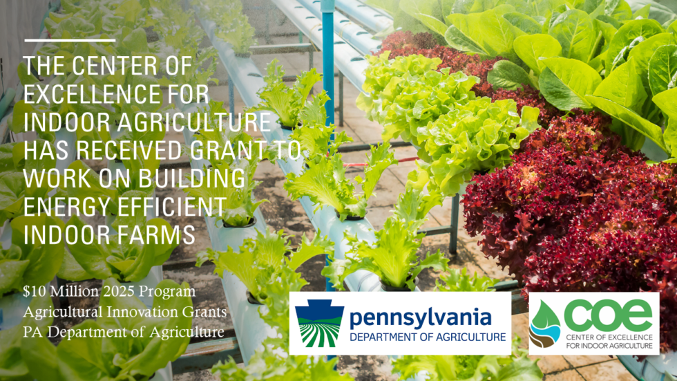 Center Receives Ag Innovation Grant – Center of Excellence Indoor ...